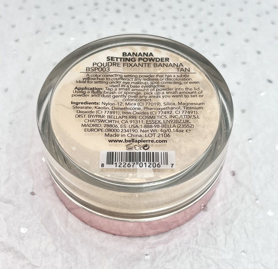 BellaPierre Banana Setting Powder In TAN 4g/.14oz Full Size | eBay