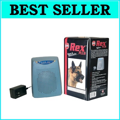 Rex Plus Electronic Watchdog - 24/7 Barking Dog Alarm with Ultrasonic ...