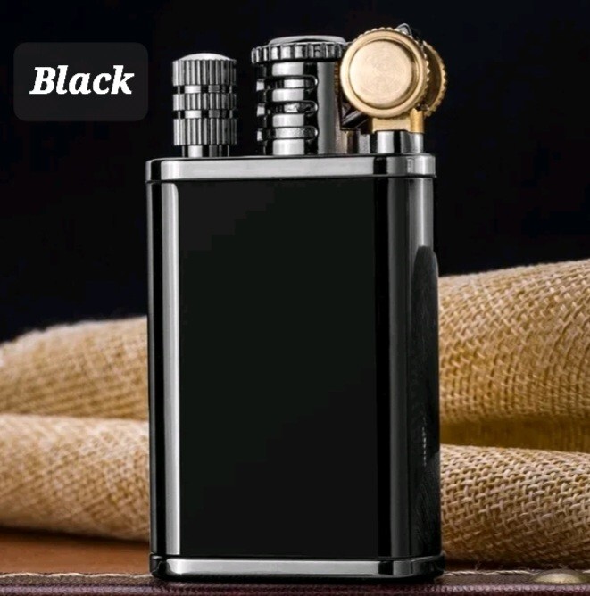 CHIEF Metal Wheel Windproof Kerosene Lighter W/ 10000 Ignition ...