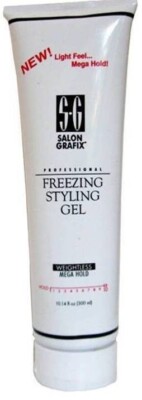 Salon Grafix Professional Freezing Styling Gel Weightless MEGA HOLD 10. ...