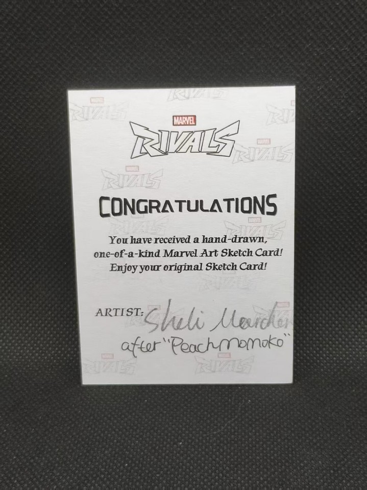 2025 Rivals Japan Studio MARVEL Gwen Stacy Sketch Card 1/1 | eBay