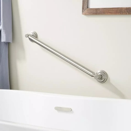 Signature Hardware Inglewood 18 inch Grab Bar in Brushed Nickel | eBay