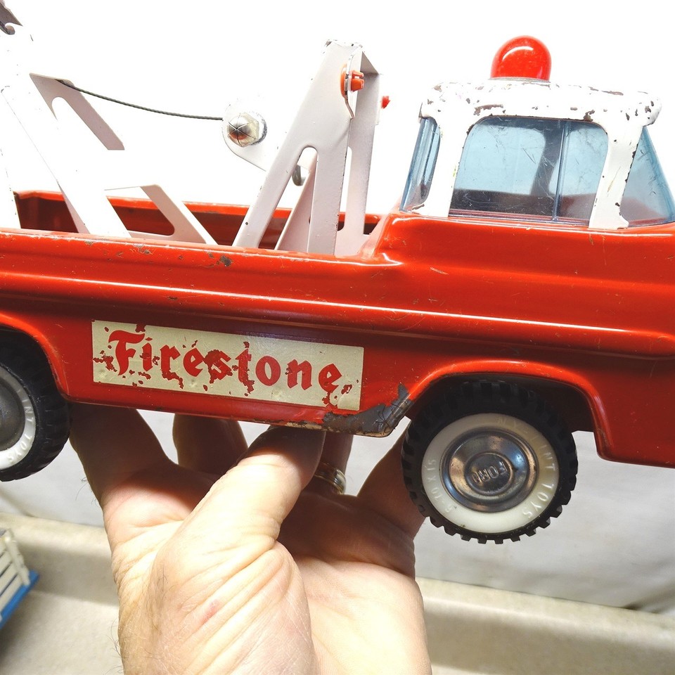 Vintage HTF Nylint Ford Firestone, Wrecker / Tow Truck, Emergency ...