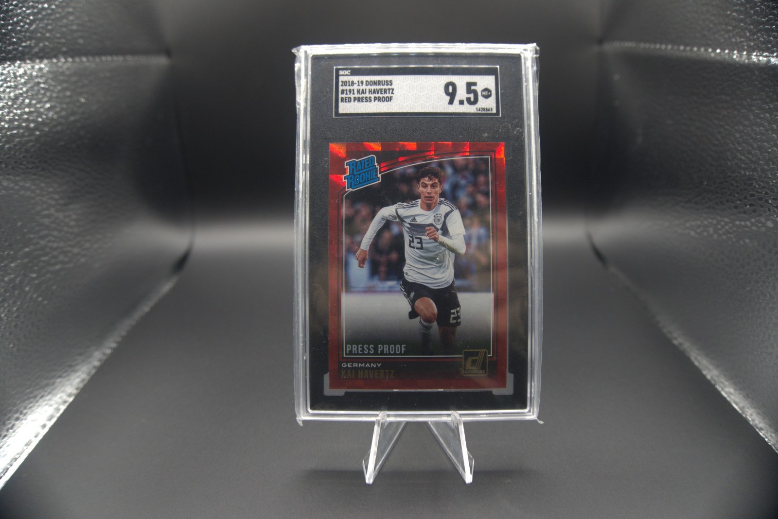 2018-19 Panini Donruss - Rated Rookie Kai Havertz #191 Press Proof Red ...