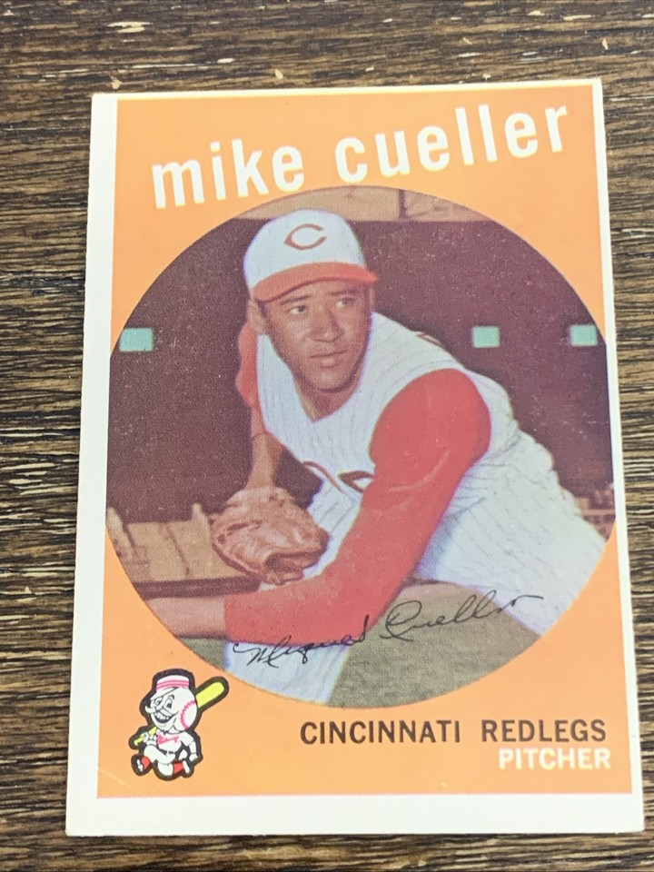 1959 TOPPS MIKE CUELLAR #518 RC ROOKIE HIGH SERIES REDLEGS VG-EX OR ...