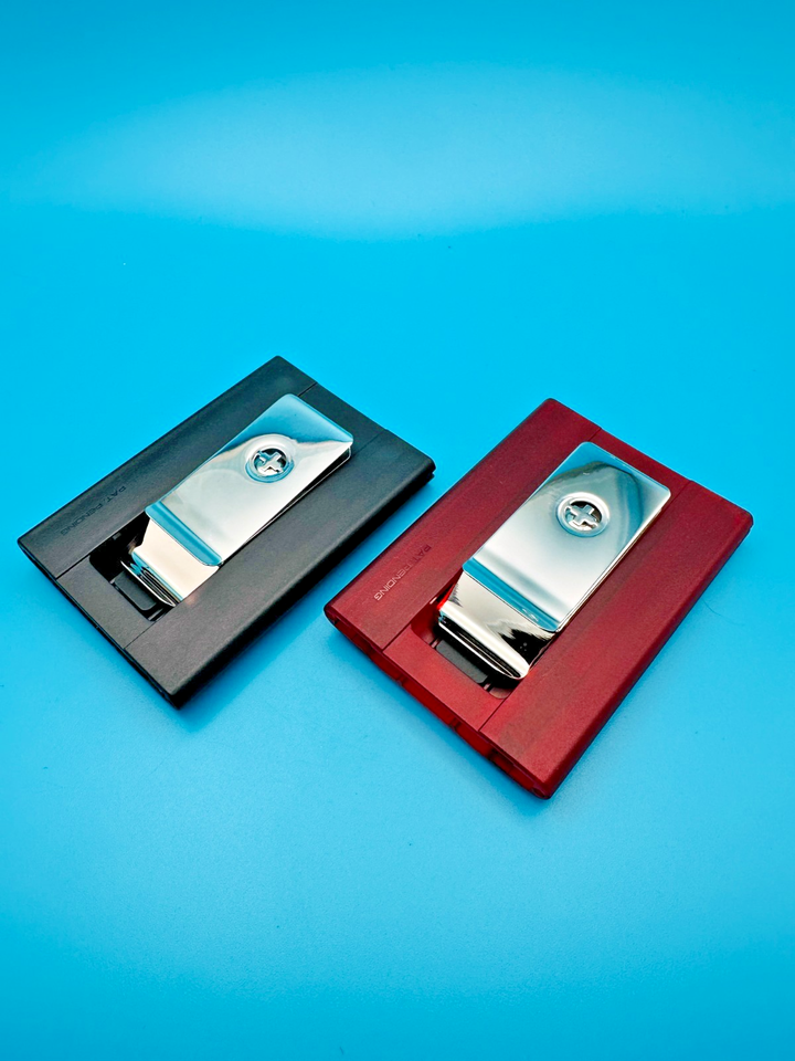 Wagner Ultima Swiss Wallet Red or Black Card Holder Money Clip ...