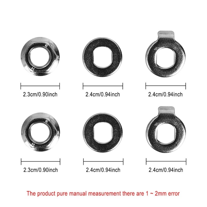 Secure Fit Scooters Motor Lock Nut High Aluminum Alloys Rain Resistant ...