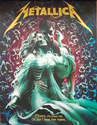 Metallica Inamorata Poster Andrew Cremeans 72 Seasons Numbered | eBay