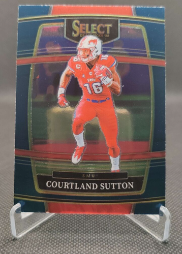 2022 Select Draft Picks Blue #93 Courtland Sutton SMU football card | eBay