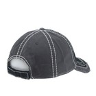 New Vintage Washed Cotton Heavy Stitch Distressed Trim Visor Baseball ...