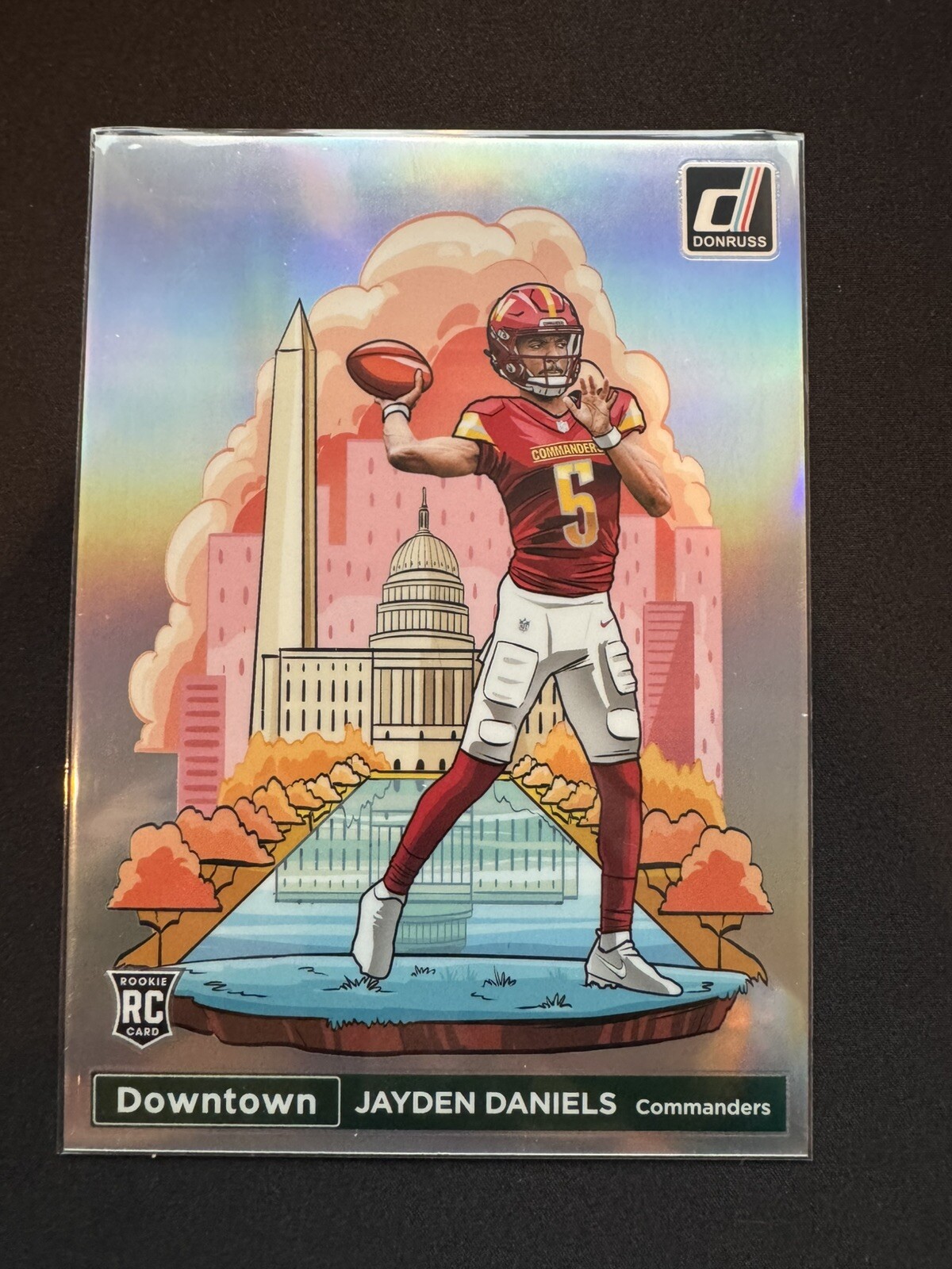 2024 Donruss Jayden Daniels Downtown Prizm Jumbo Oversize Rookie | eBay