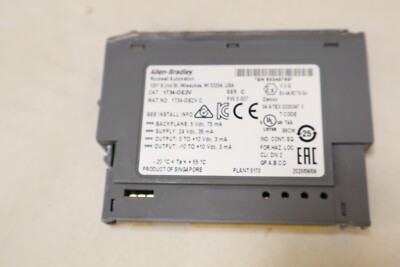 Allen Bradley 1734-OE2V /C POINT I/O 2-Channel Analog Voltage Output ...