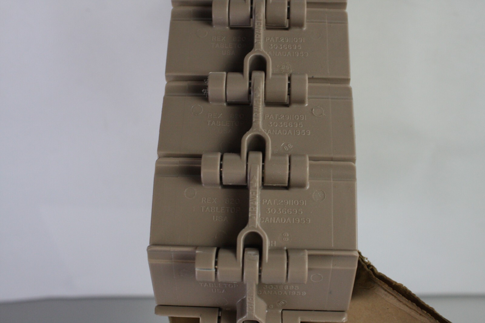 Rexnord LF820K3-1/4" Tabletop Chain New Brown 3-1/4" x 10' | eBay