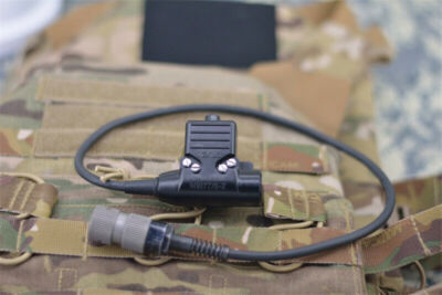 TCA U94 PTT Adapter F/ PRC 148/152 MBITR Military Radio PELTOR PUSH TO ...