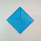 Ddakji Traditional Korean Flipping Game Flip challenge Blue & Red Paper ...