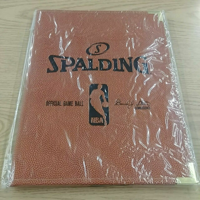 Spalding NBA Pebble Composite Leather Notebook Pad Holder 8.5 X 11 ...