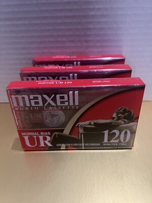 3 Maxwell Audio Cassettes 120 Min Blank for Recording Sealed | eBay
