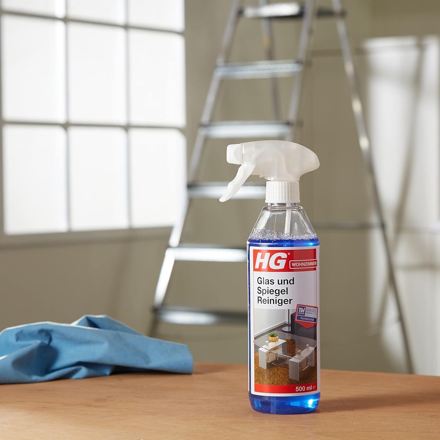 HG Glass Cleaner and Mirror Spray Windows Surfaces Quickly Easy Wipe ...