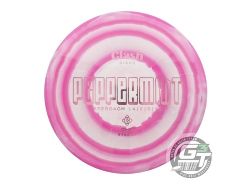 NEW Clash Discs Steady Ring Peppermint 172g Pink-White Putter Golf Disc ...
