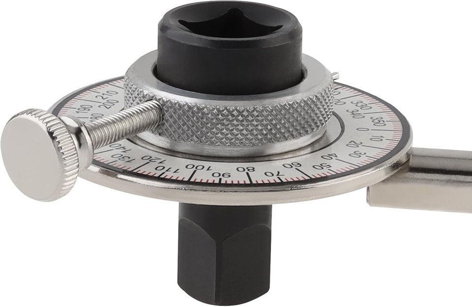 Torque Angle Meter, 1/2" Drive Wrench Angle Gauge, Angle Wrench with ...