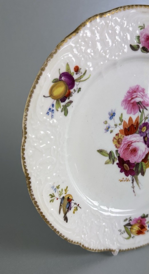 Coalport c1820 Plate of Brace Service Type Prob London Decorated. Welsh ...