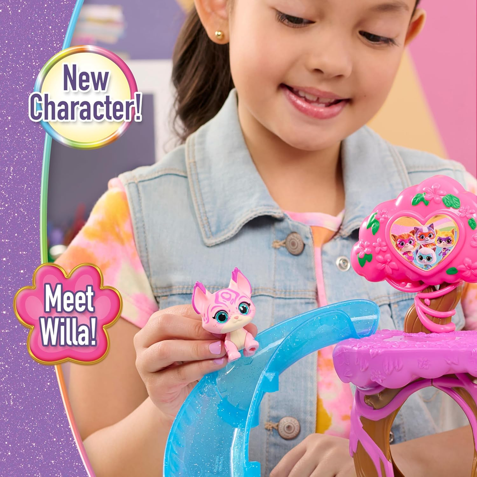 Disney Jr. Superkitties Su-Purr Wild Playset with Slide and Swing, 5 ...