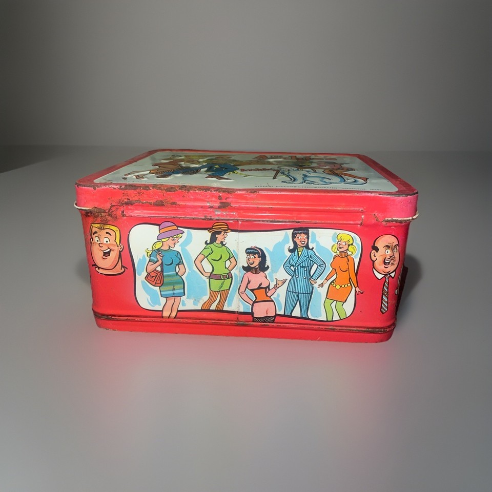 Rare Vintage 1969 The Archies Lunch Box Aladdin Tin Metal Lunch Box-No ...