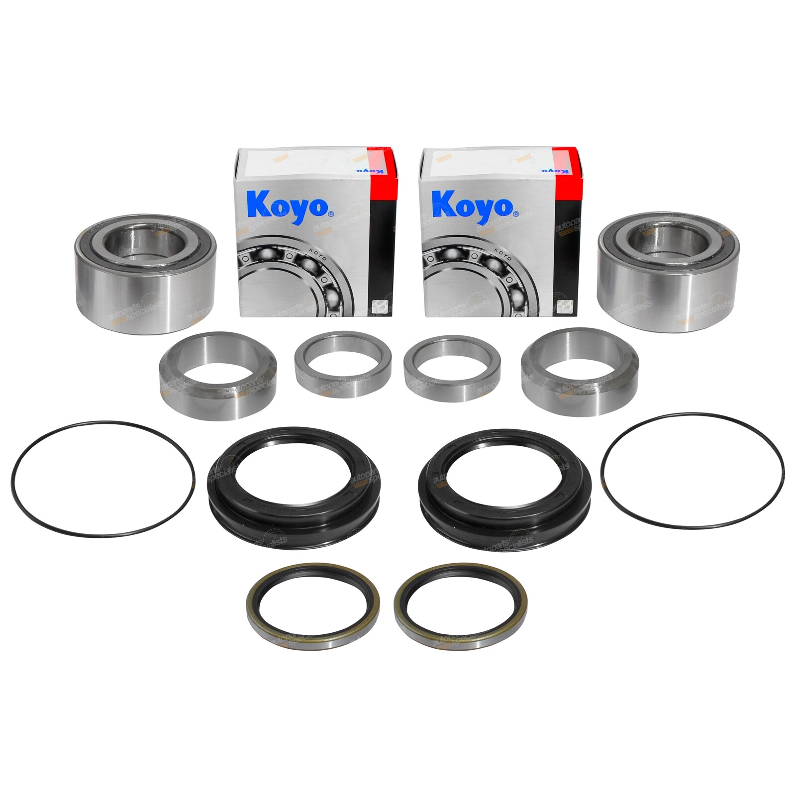 2 x Rear Wheel Bearing Kits for Toyota Landcruiser HDJ100 UZJ100 1998 ...