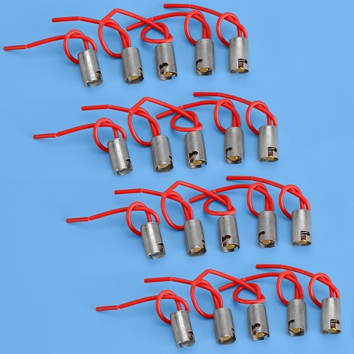 20x BA9S Car Truck SUV Light Bulb Sockets Holders Bases Connectors with ...