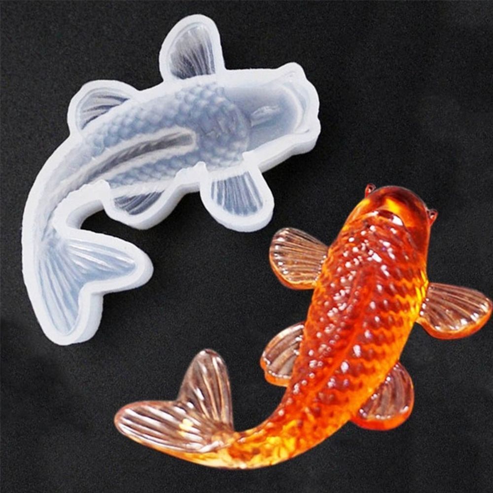 Handmade Koi Fish Epoxy Mold Silicone Mould Jewelry Making Resin ...