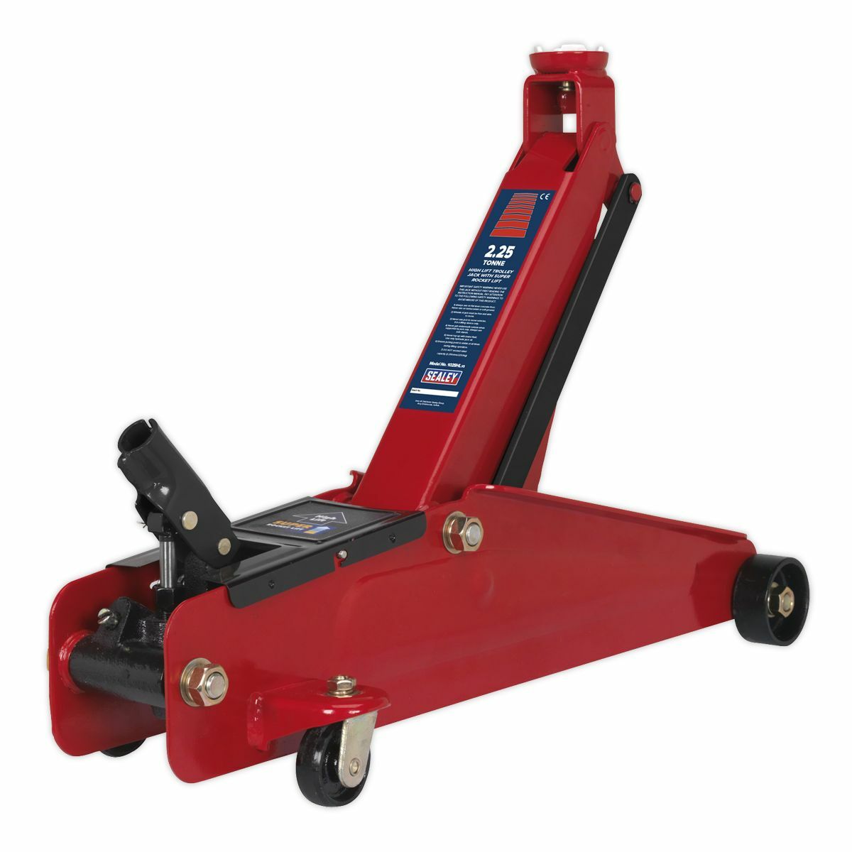 Sealey 1025HL 2.25 Ton High Rocket Quick Lift Trolley Jack Car Van 4x4 ...