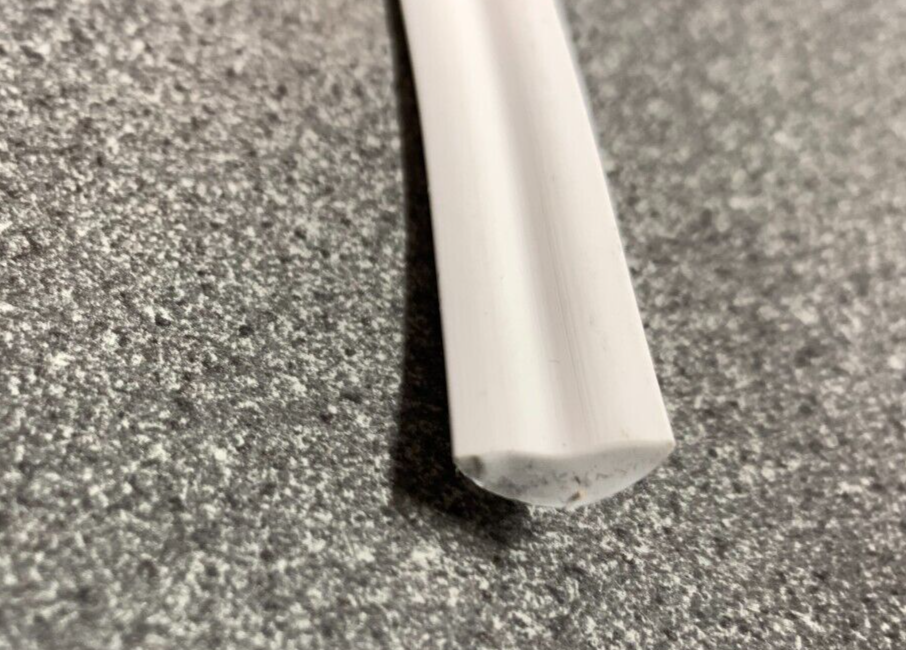 White Plastic Insert Herzim Trim 11mm for Caravan + Motorhome Sold Per ...