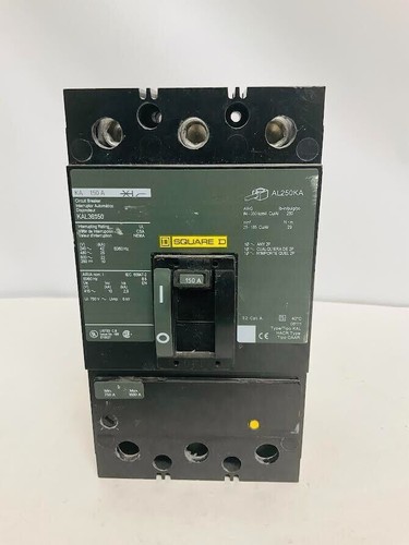 KAL36150 SQUARE D CIRCUIT BREAKER 150A 600V 3P USED CONDITION FREE 2 ...