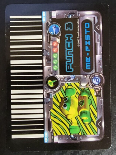 Rumble Robots - Power Cards - Punch 3 - Me-Fisto | eBay