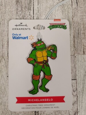 Hallmark Keepsake Nickelodeon TMNT MICHELANGELO Christmas Tree Ornament ...