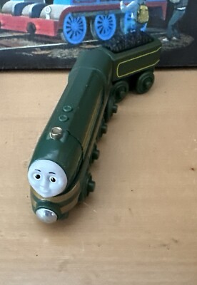 Authentic Fisher-Price Wooden Thomas Train Streamline Emily & Tender ...