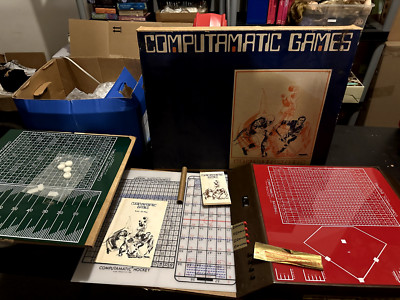 1970 Computamatic Games FOOTBALL UNTESTED also Hockey and Baseball ...