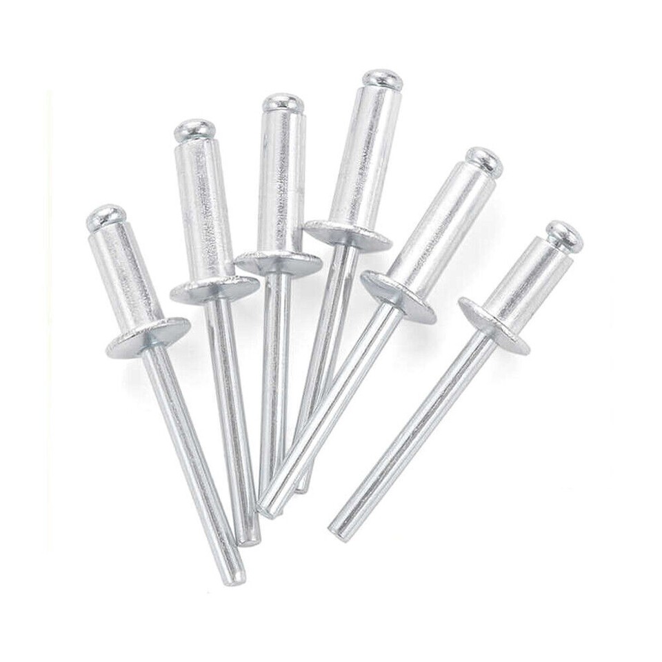2.4mm, 3.2mm, 4mm, 4.8mm,5mm Pop Rivets Aluminium Dome Head Blind Open ...