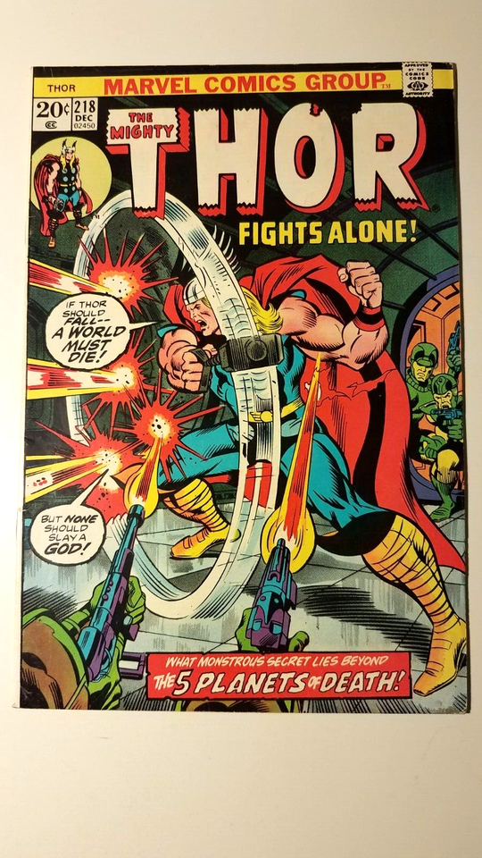 The Mighty Thor #217, 218 (Marvel Comics Group 1973) | eBay