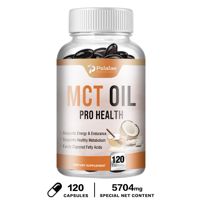 MCT Oil Capsules 5704mg - Weight Loss, Immune Support, Skin and Brain ...
