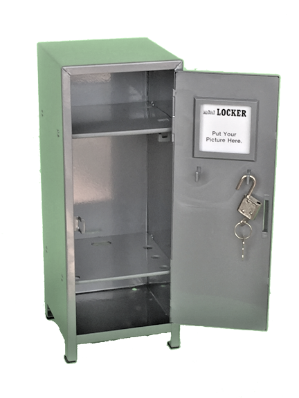Silver Mini Metal Locker Kids Treasure Box, 4.25"w x 4.5"d x 10.75"h ...