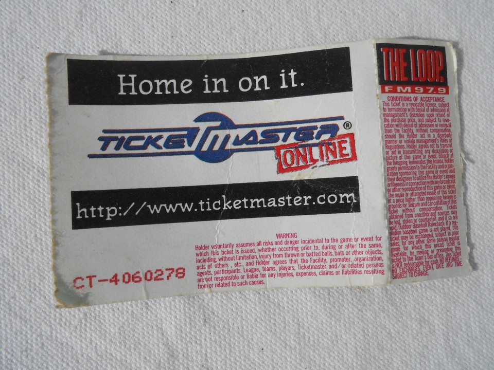 Primus Aragon Ballroom Chicago Concert Ticket Stub Vintage April 5 1996 ...