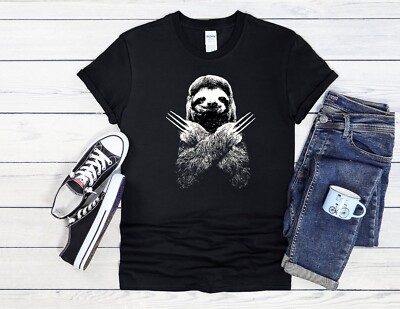 Wolversloth Wolverine Sloth Cool Men Women Unisex T Shirt Hoodie ...
