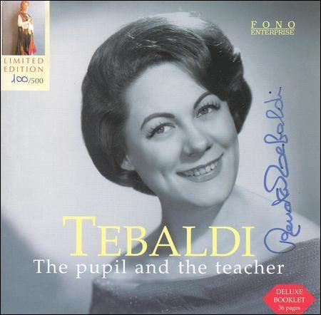 Tebaldi and Melis: The Pupil and the Teacher (CD, May-2002, Fono ...