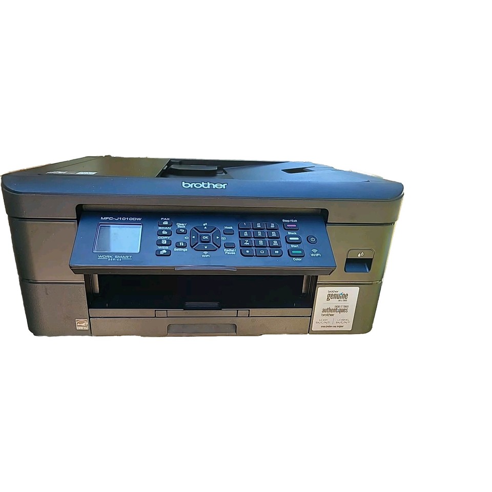 Brother MFC-J1010DW Wireless Color Inkjet All-in-One Printer 880 Page ...