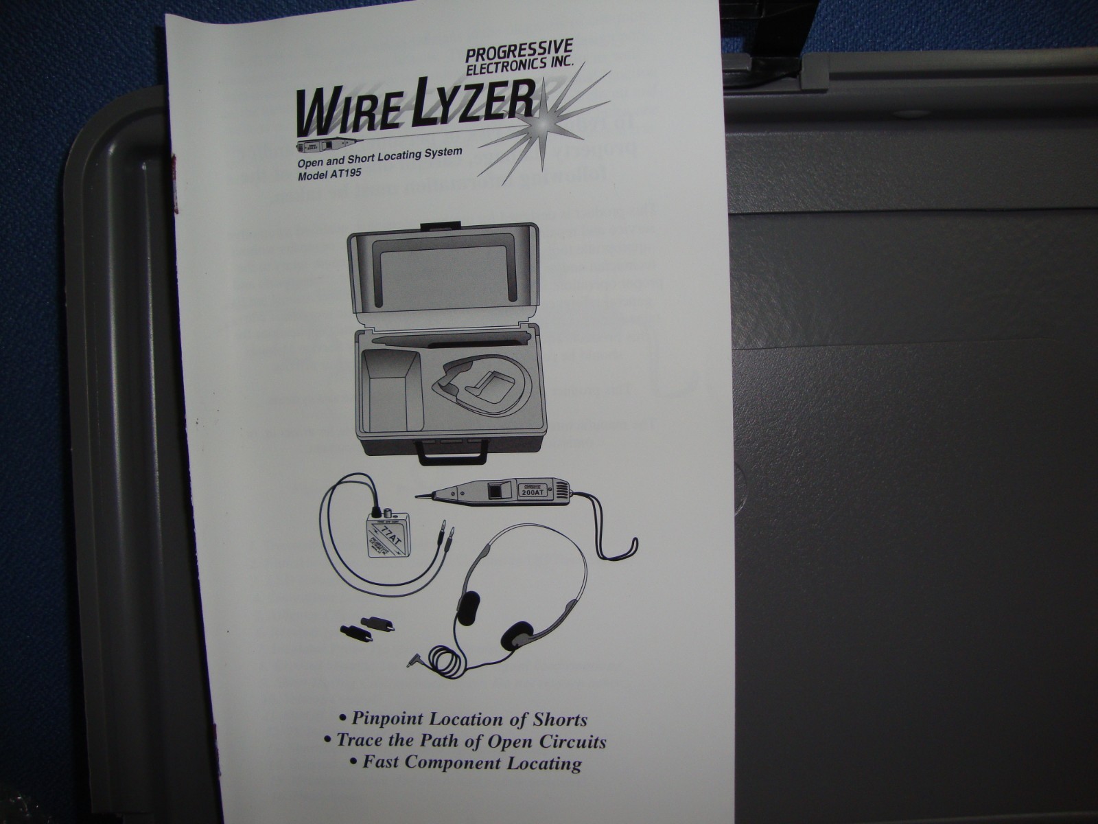 Progressive Electronic Wire Lyzer At195 Open & Short Circuit Locating ...