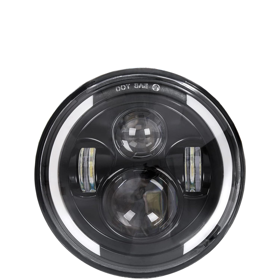 2x 7 inch Newest LED Headlights HI-Lo Beam For 2001-2016 Freightliner ...