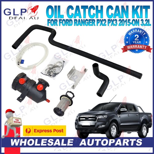 200 Oil Catch Can Kit For Ford Ranger PX2 PX3 2015-mid22 3.2L TDCi ...