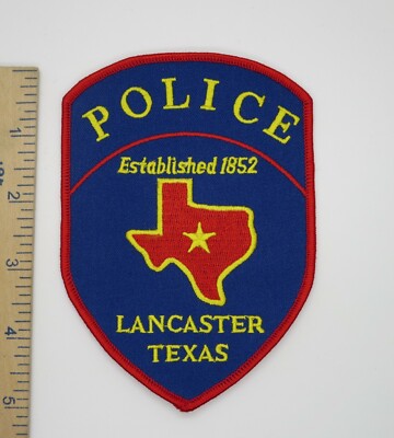 LANCASTER TEXAS POLICE PATCH Original Vintage | eBay