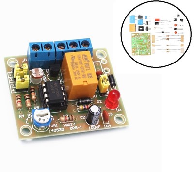 Light-Operated Switch Kit DIY Kit With 5V Relay LM393 Electronic Funny ...